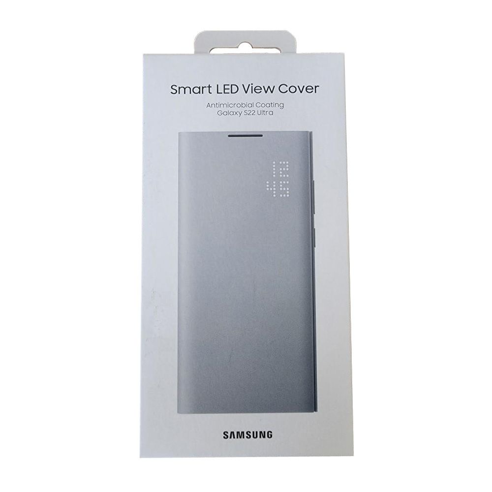 Samsung Official Galaxy S22 Ultra Smart LED View Cover ( Light Gray ...