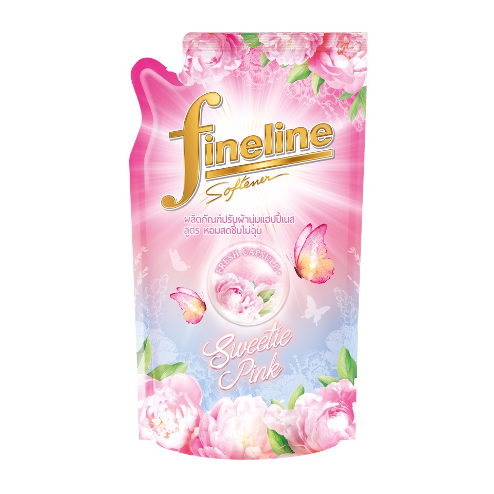 Fineline ไฟน์ไลน์ปรับผ้านุ่มแฮปปี้เนส สูตรหอมสดชื่นไม่ฉุน กลิ่น Sweetie