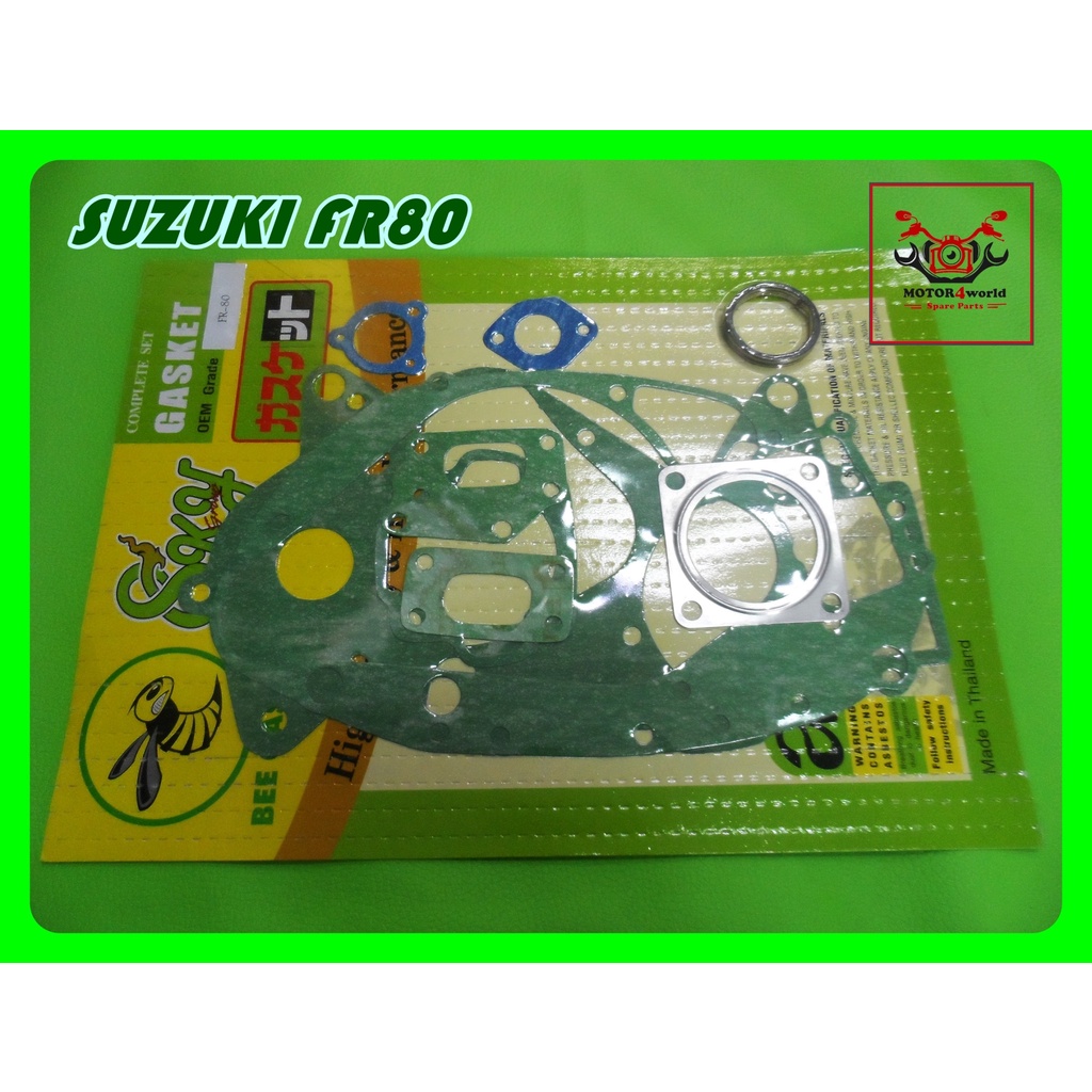 ENGINE GASKET COMPLETE SET Fit For SUZUKI FR80 //ปะเก็นเครื่อง "ตราผึ้ง" ชุดใหญ่ ครบชุด | Shopee ...