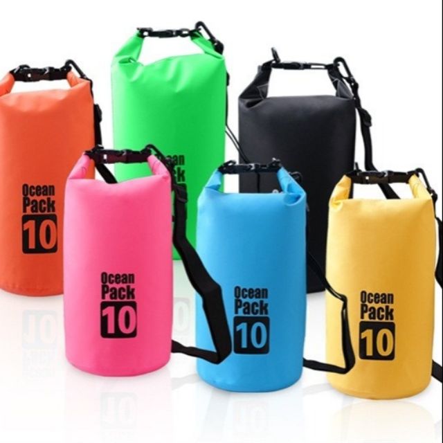 Ocean Pack 10 ลิตร ถุงกระเป๋ากันน้ำ Ocean Pack ขนาด 10 ลิตร | Shopee ...