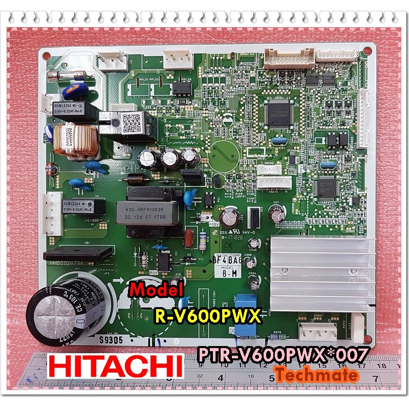 อะไหล่ของแท้/แผงควบคุมหลัก(MAIN-PCB)/HITACHI/(ฮิตาชิ)/รุ่น R-V600PWX ...