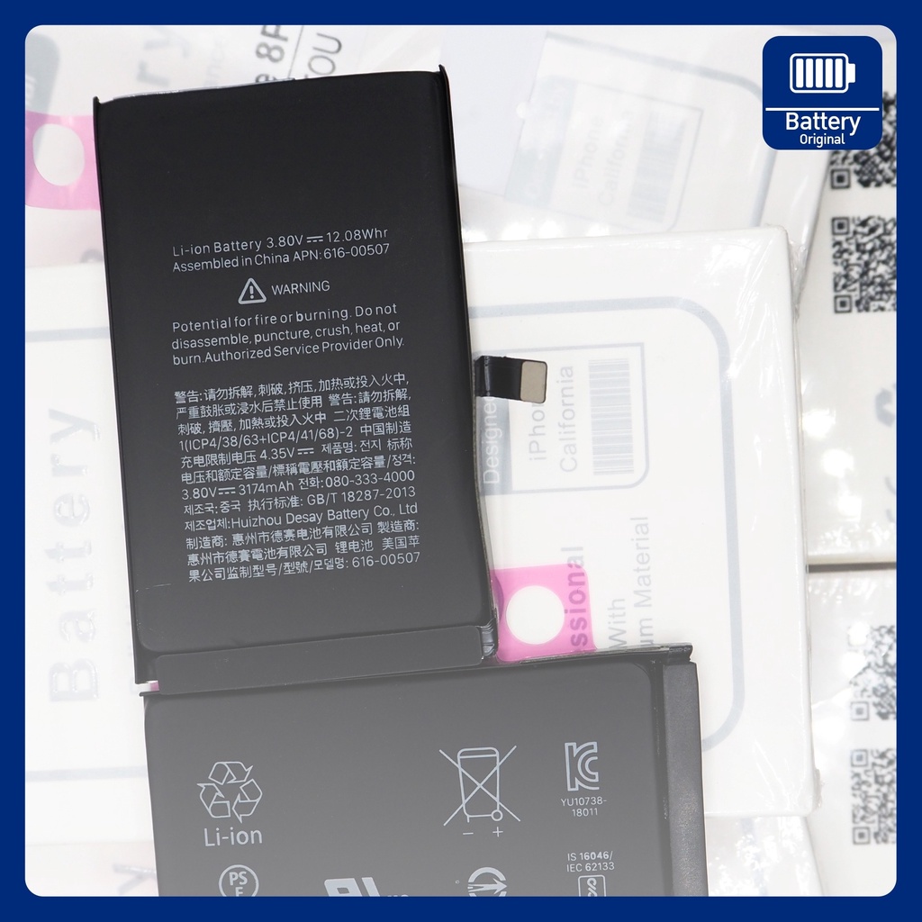 แบตเตอรี่ i5G/i5S/i6G/i6plus/i6S/i6Splus/i7G/i7Plus/i8G/i8Plus/iX/iXR ...