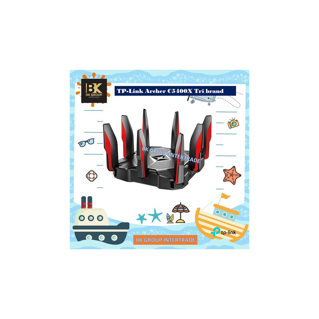 TP-Link ROUTER (เราเตอร์) ARCHER-C5400X TRI BAND AC5400 GIGABIT PORT MU ...