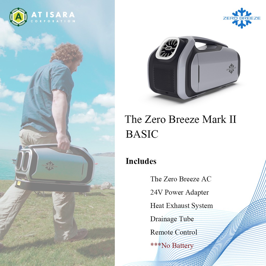 แอร์เคลื่อนที่ Zero Breeze Mark II (BASIC 1 AC * NO BATTERY) | Shopee ...