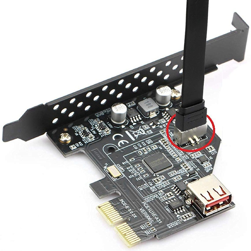 USB 3.1 Front Panel Type E to Type C Extension Cable ,Gen 2 (10 Gbit/S ...