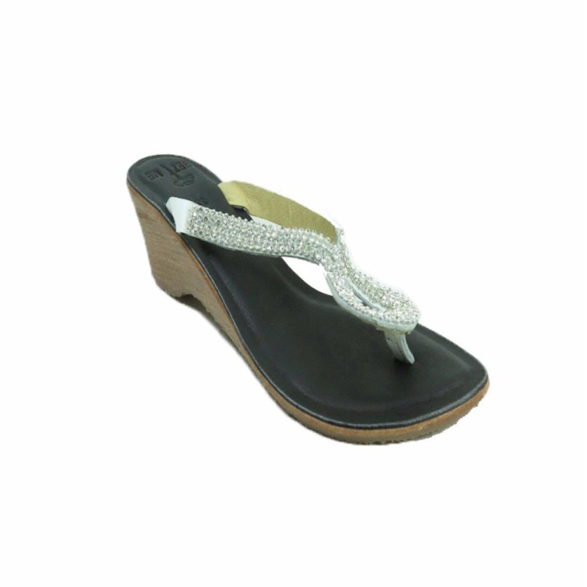 bezt me รองเท้าหนังแท้ ส้นแตะ รุ่น bs494 white | Shopee Thailand