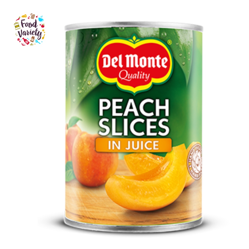 Del Monte Quality Peach Slices in Juice 415g | Shopee Thailand
