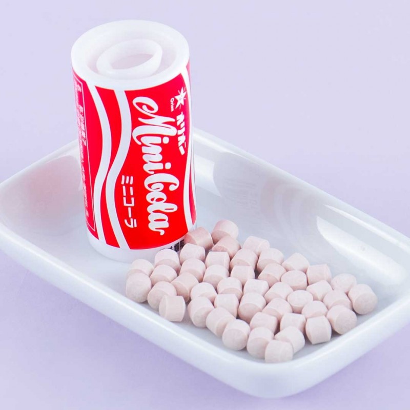 ขนมญี่ปุ่น ลูกอมรสโคลา ไซส์มินิ mini cola ramune อร่อย ทานง่าย แพคเกจ ...