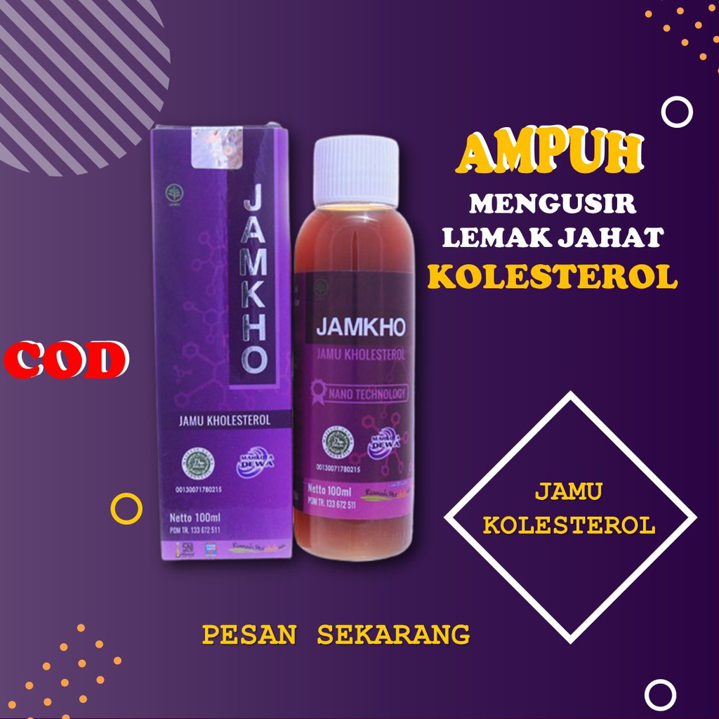 Jamkho Jamko Jamu Cholesterol Jamkho ยาสมุนไพรขนาด 100 มล 2022 | Shopee ...
