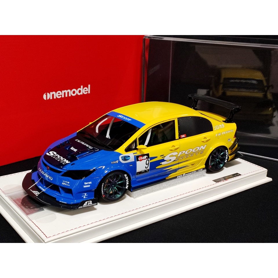 โมเดลรถCivicfd 1/18 โมเดลรถ One Model Honda civic FD FD2 typeR Spoon ...