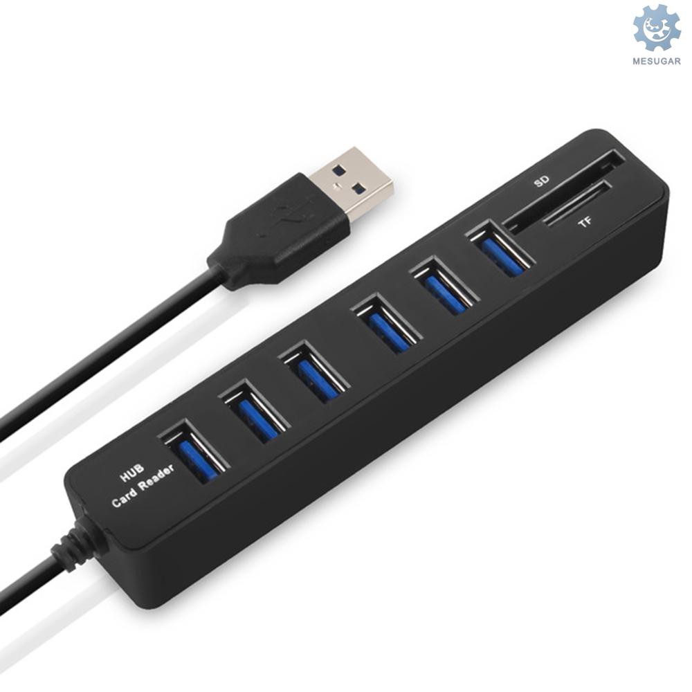 M & S Jdl - Hc 8 Usb Hub Combo 3 / 6 Usb 2 . 0 อะแดปเตอร์แยกสายเคเบิ้ลความเร็วสูง | Shopee Thailand