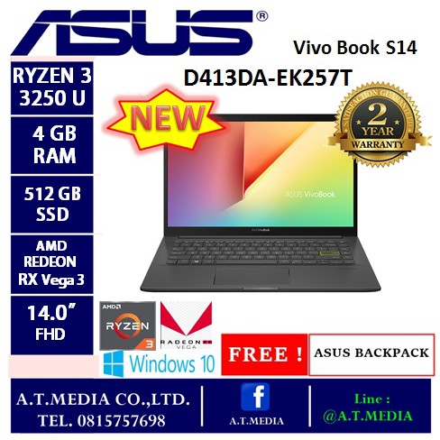 ASUS Vivo Book 14 D413DA-EK257T | Shopee Thailand