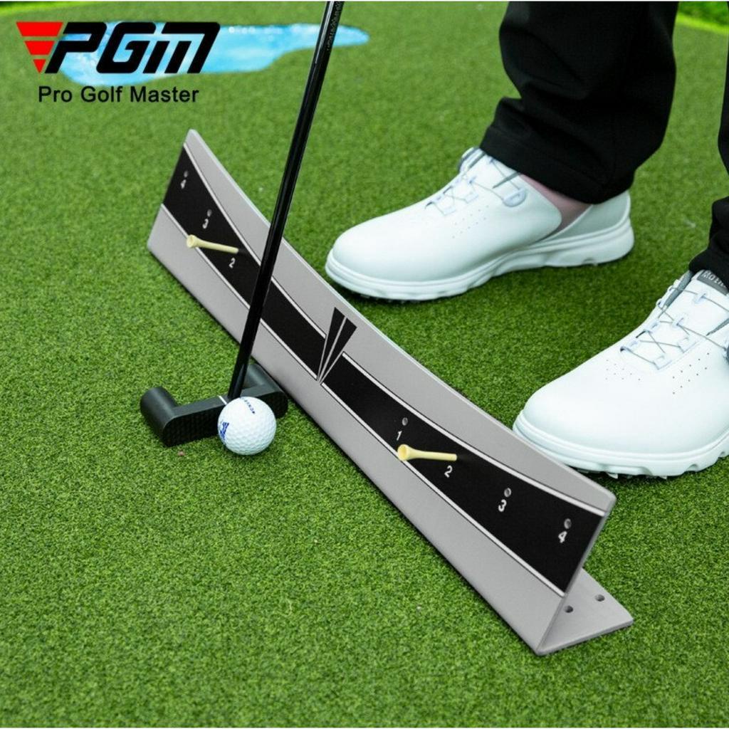 อุปกรณ์ฝึกซ้อมพัตต์ Putter Alignment PGM Golf Putter Trainer adjustable ...