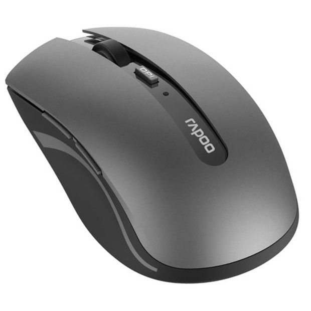 Rapoo 7200M Multi-mode Silent Wireless Mouse Bluetooth สีเทา ประกัน ...