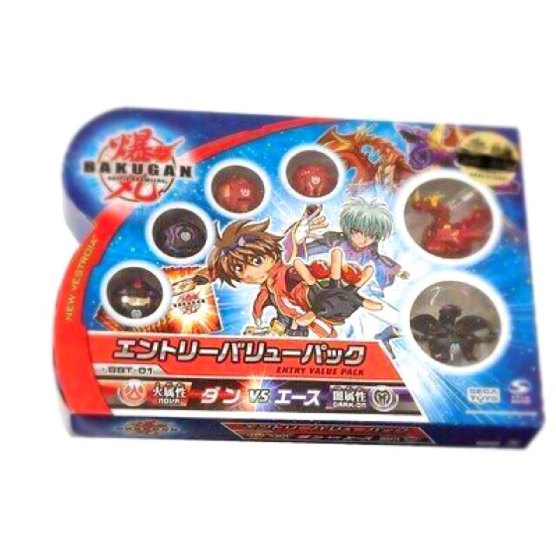 Japan Exclusive Box Set : Bakugan Entry Value Pack BBT-01 Dan vs Ace ...