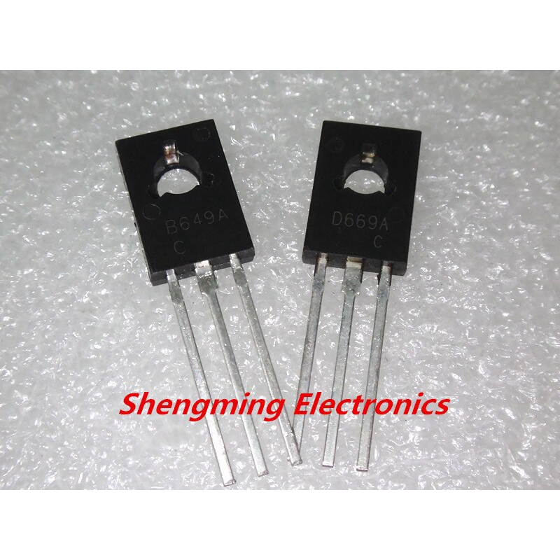 ทรานซิสเตอร์ 10 คู่ 2sd 669 a 2sb 649 a (10 ชิ้น d 669a + 10 ชิ้น ...