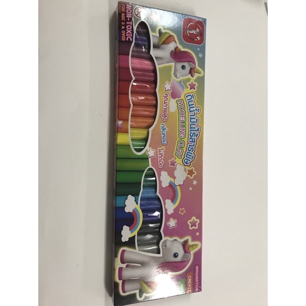 ดินน้ำมัน Zaja 12 สี ธรรมดา modeling clay ดินน้ำมันไร้สารพิษ 12 สี ...