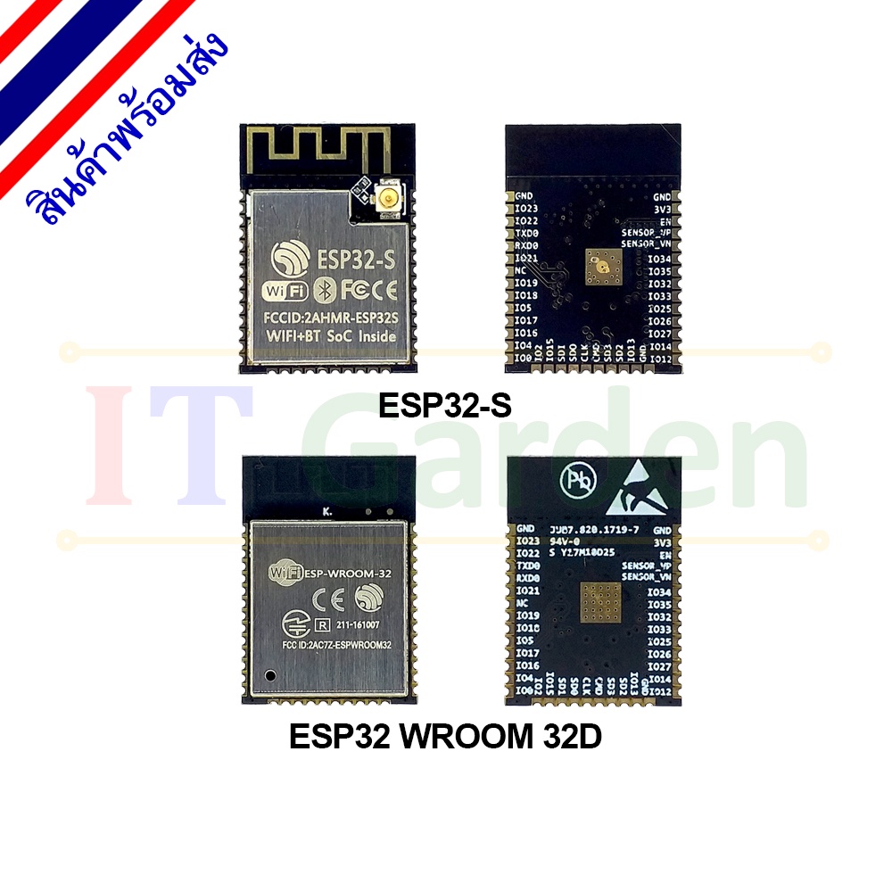 ESP32 ESP32-S / ESP32 WROOM 32D Bluetooth and WIFI Dual Core CPU with ...