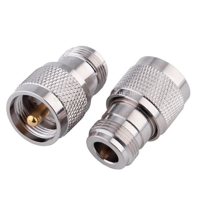 อะแดปเตอร์เชื่อมต่อ UHF PL259 SO239 to N UHF BNC SMA Male Plug & Female Jack Straight RF Coaxial ...