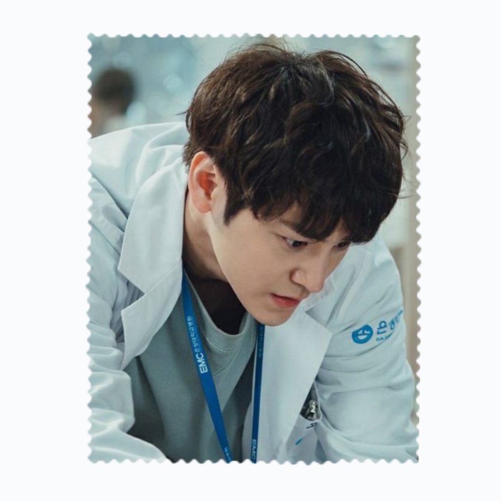 ผ้าเช็ดแว่นตา เช็ดเลนส์ ผ้าไมโครไฟเบอร์ ghost doctor Kim Bum Rain คิมบ ...