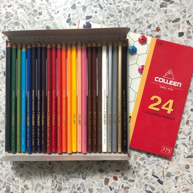 สีไม้คอลีน ( Colleen ) 24 สี รุ่น Original ของแท้ 💯% | Shopee Thailand