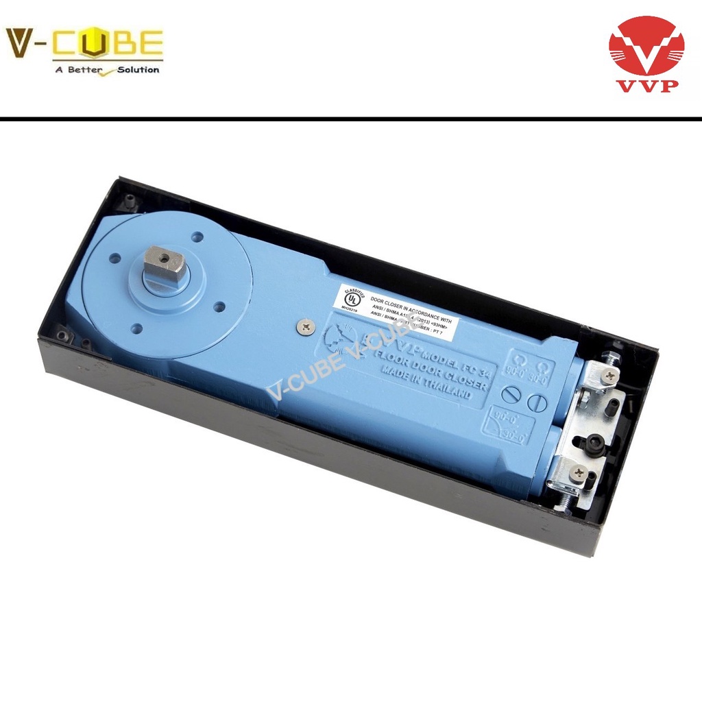 VVP โช้คฝังพื้น รุ่น FC34 ไม่รวมอุปกรณ์ สำหรับประตูบานกระจกเปลือย | Shopee Thailand