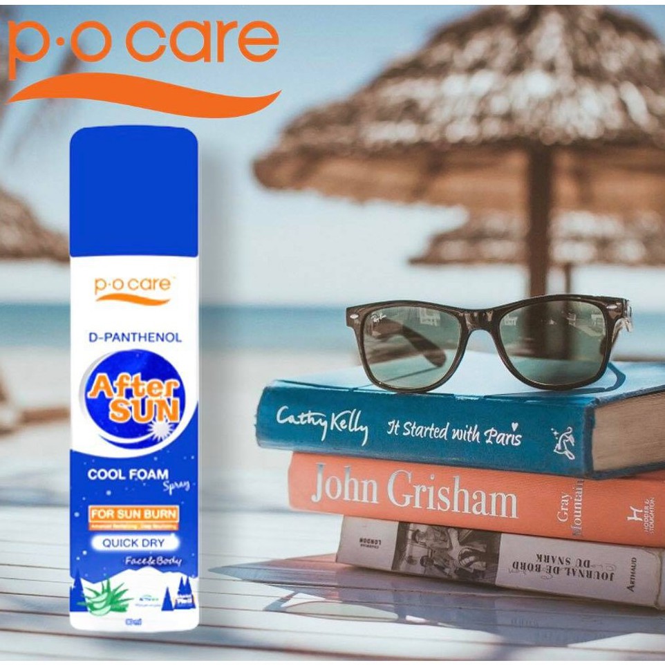 P.O Care D-Panthenol After Sun Foam Spray 90ml EXP:12/2021 พีโอ แคร์ ดี-แพนเธนอล อาฟเตอร์ ซัน ...