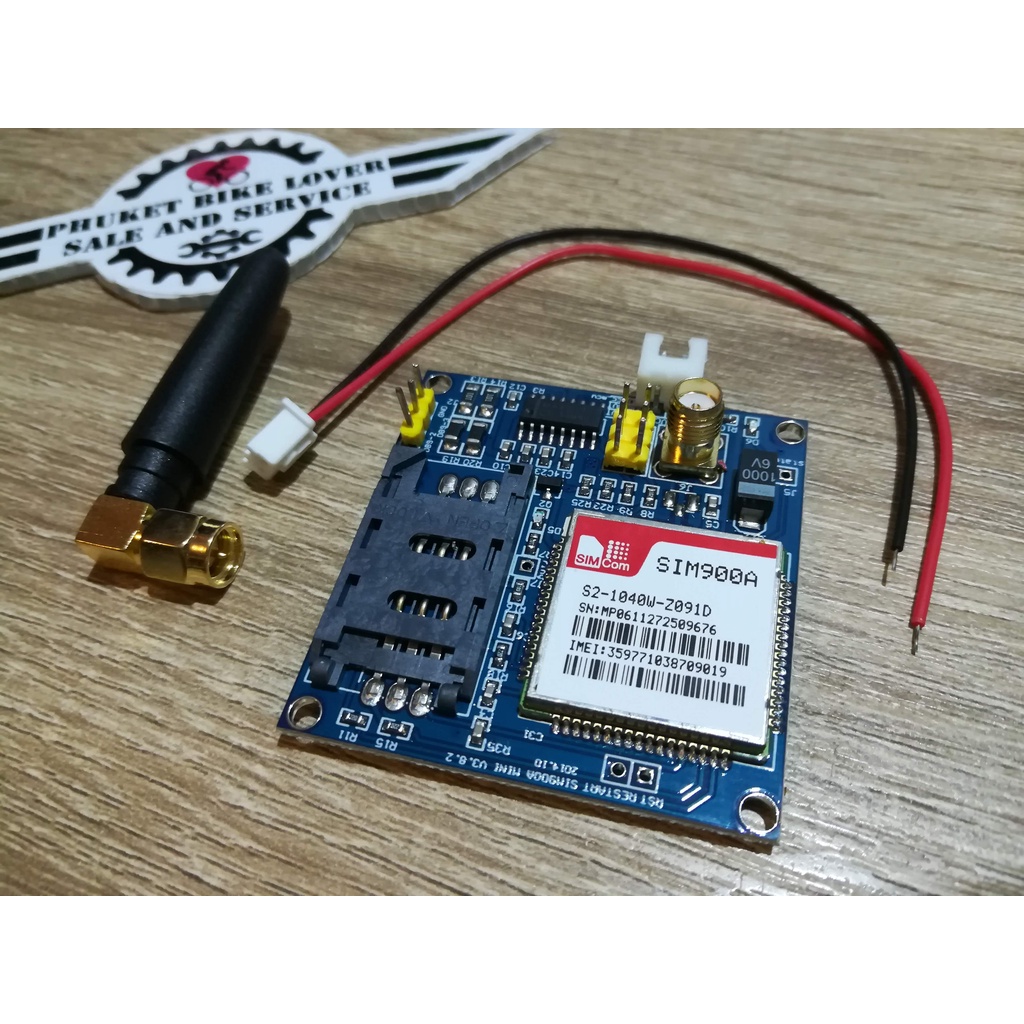 SIM900 (SIM900A) Mini DEV Board GSM/GPRS Module ส่งข้อมูลผ่านซิม gprs ...