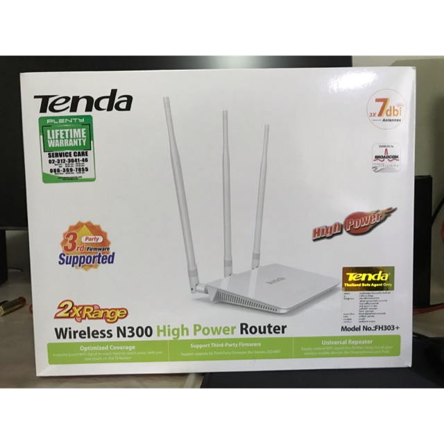Tenda wireless N300 high power router [ประกัน Lifetime] | Shopee Thailand