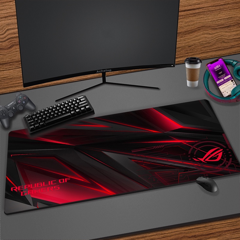 ASUS Logo Mouse Pad Republic of Gamers ROG Gaming Mousepad XXL ...