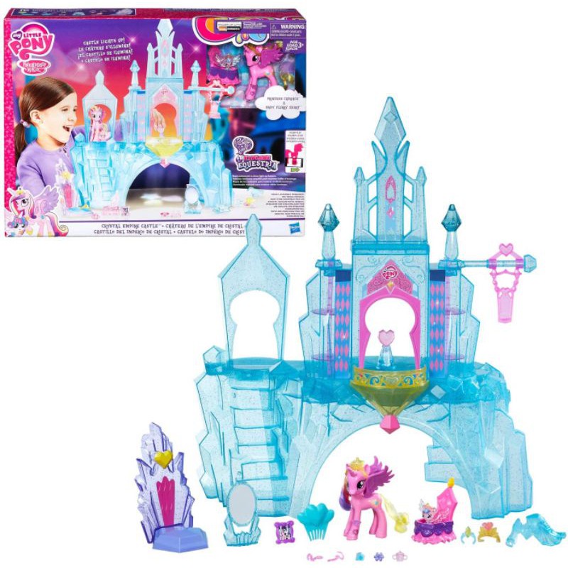 My Little Pony Equestria Crystal Empire Castle Playset Princess Cadence ...