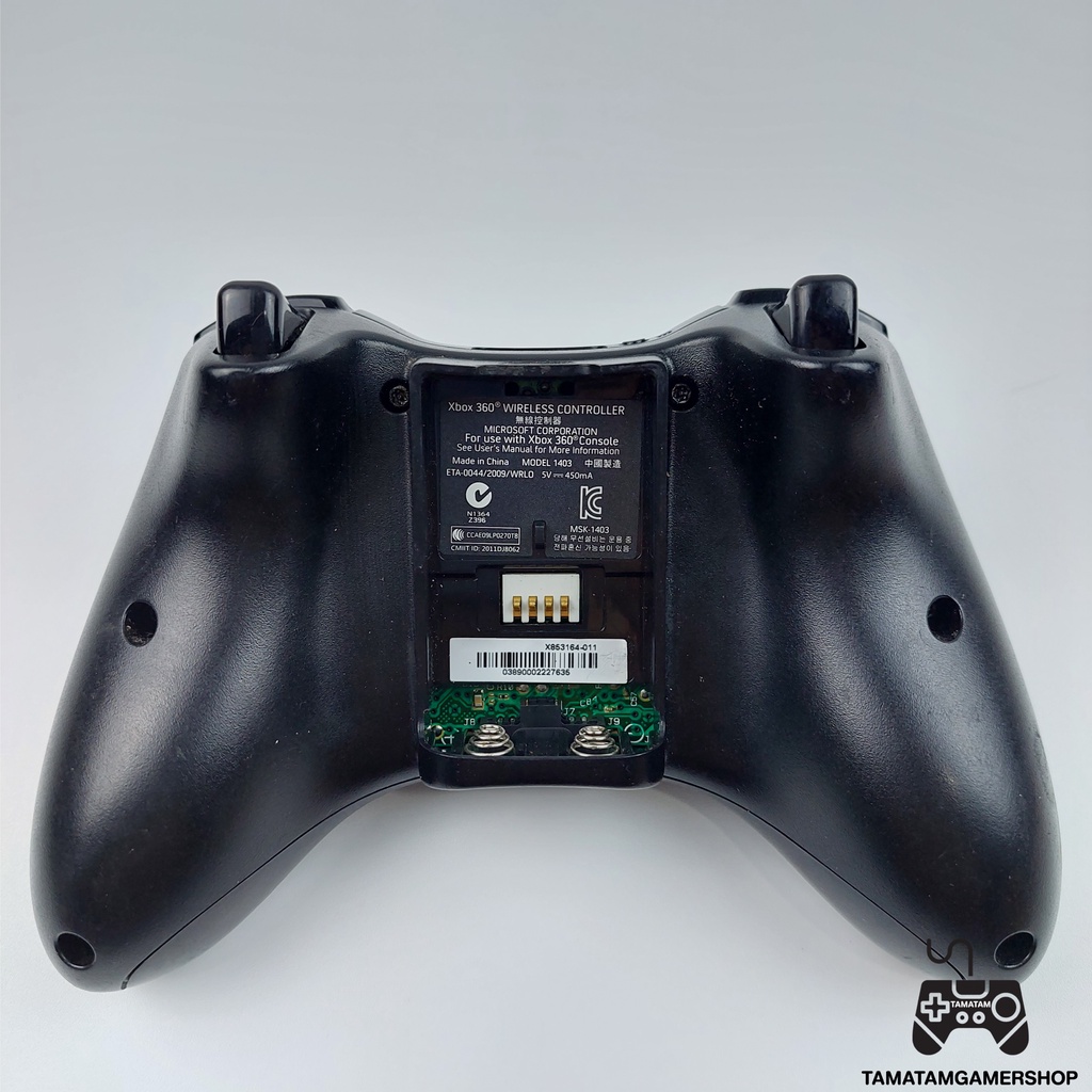 จอยแท้xbox360 controller มือสอง สีดำBLACK ของแท้100% จอยxbox360 มือ2 จอ ...