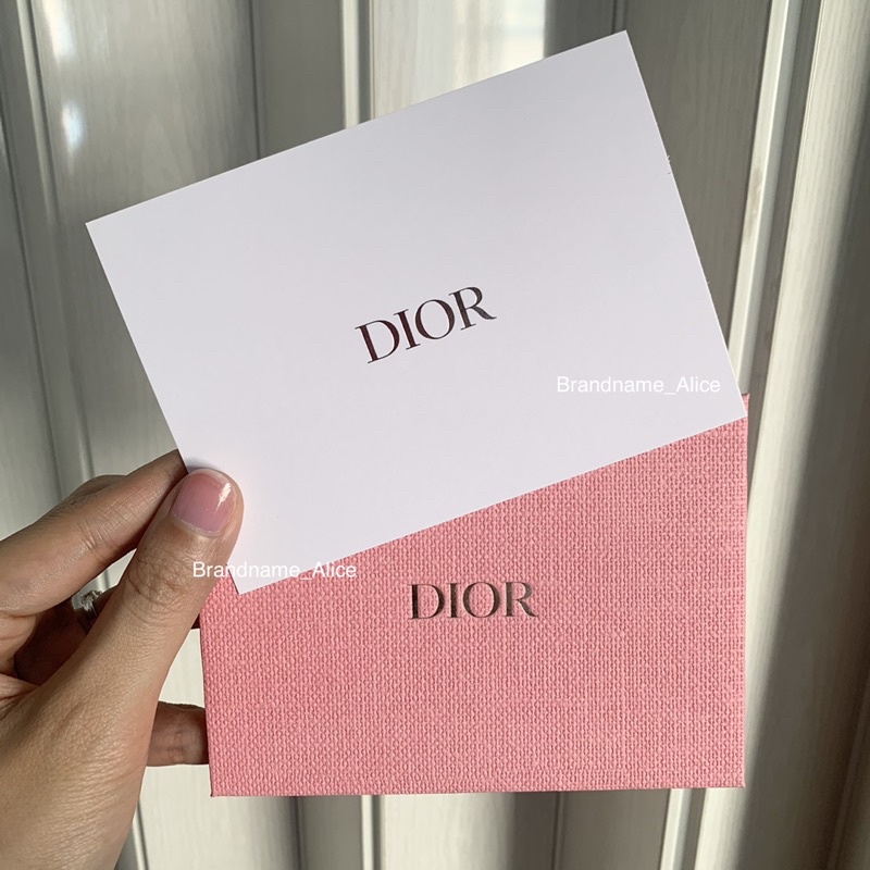 แท้💯 การ์ด ซองใส่การ์ด Dior การ์ดอวยพรวันเกิด | Shopee Thailand