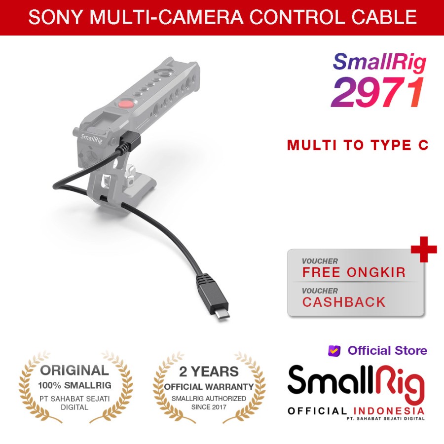 Smallrig Sony Multi-Camera Control Cable (Multi To Type C) 2971 ...