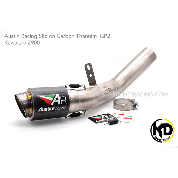 ท่อ Austin Racing Slip on Titanuim รุ่น GP2 for Kawasaki Z900 | Shopee ...