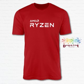เสื้อยืด AMD Ryzen Logo_Unisex T-Shirt Tshirt Baju 100% Cotton | Shopee ...