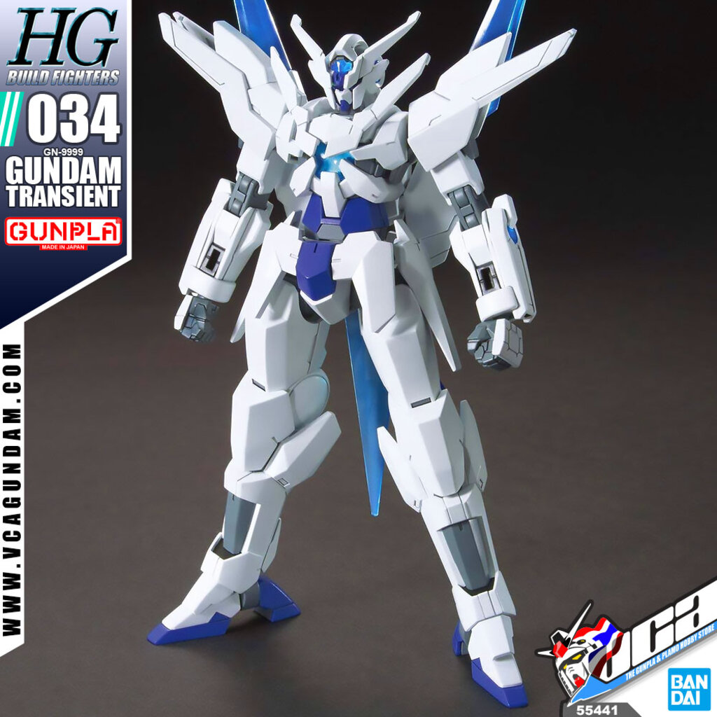 BANDAI GUNPLA HIGH GRADE BUILD FIGHTERS HGBF 34 HG 1/144 TRANSIENT GUNDAM โมเดล กันดั้ม กันพลา ...