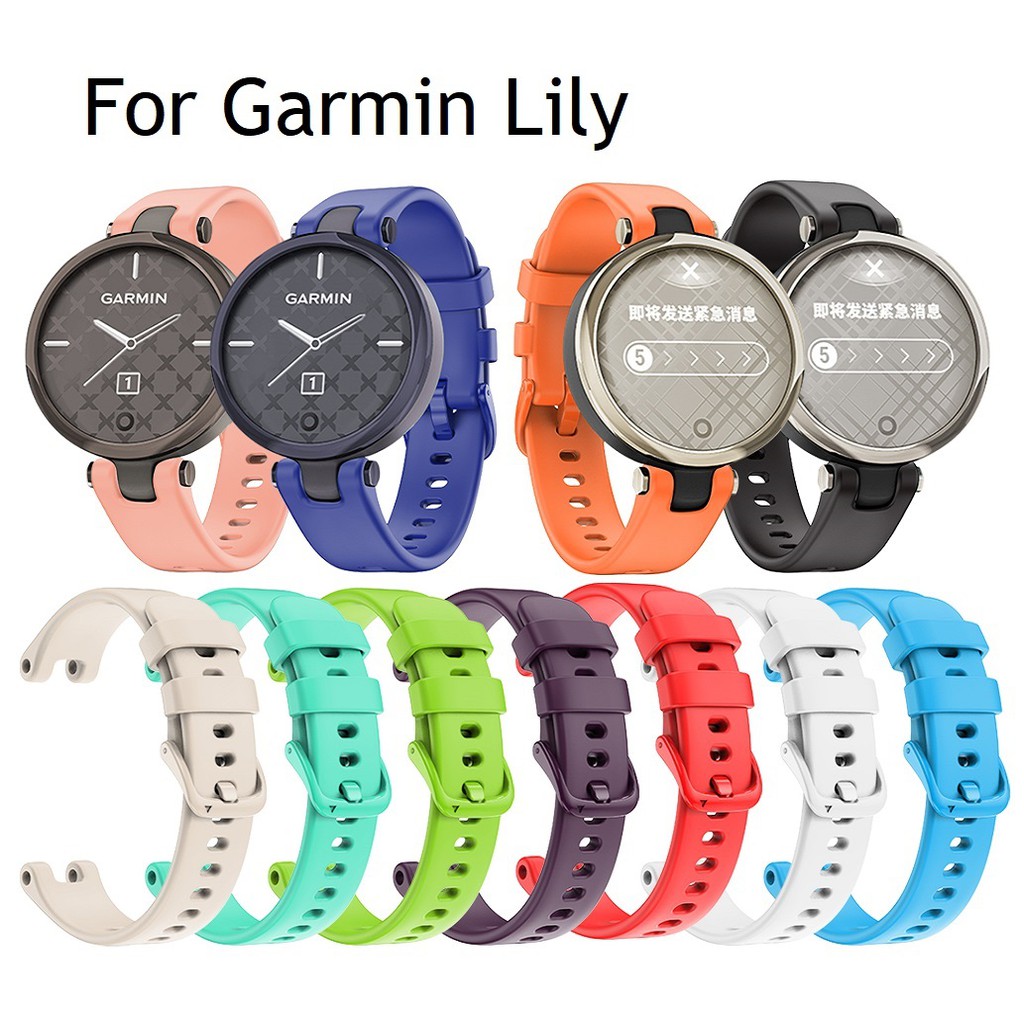 Garmin Lily Strap Silicone Watch Band Wristwatch Strap Bracelet Belt ...