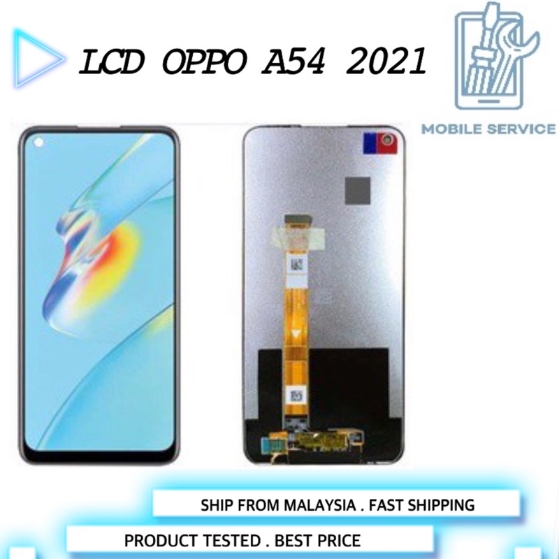 อะไหล่หน้าจอสัมผัสดิจิทัล LCD AA OLED แบบเปลี่ยน สําหรับ Oppo A54 2021 A55 5G A74 5G 2021 ...