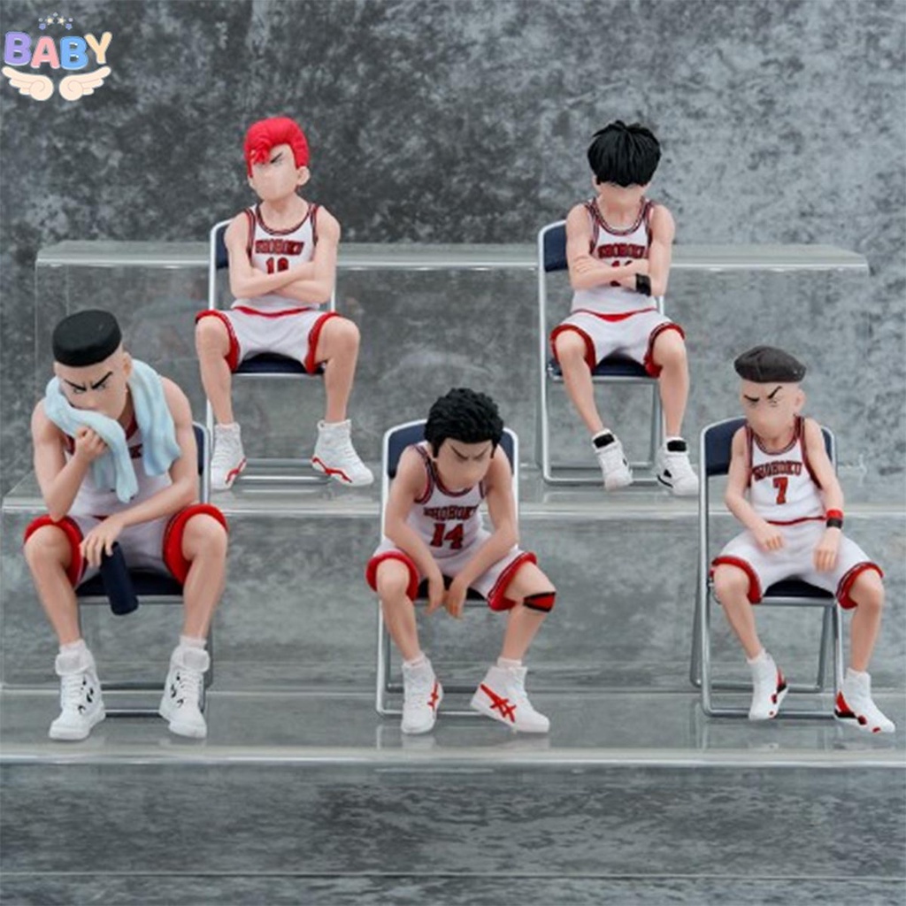ฟิกเกอร์ PVC รูป Slam Dunk Stool Series Hanamichi Sakuragi Rukawa 5 ...