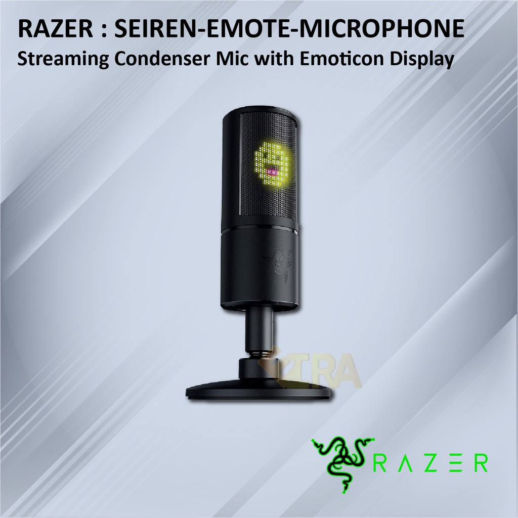 ไมค์คอนเดนเซอร์ Razer Seiren Emote Streaming Condenser Mic with ...