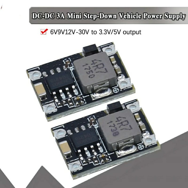 CN3903 3A Mini DC-DC Buck Step Down Converter Board Module 5V-30V to 3 ...