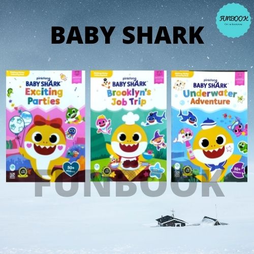 [FUNBOOK] กิจกรรม Baby Shark / Counting / หนังสือสนุกเกมพร้อมสติ๊กเกอร์ ...