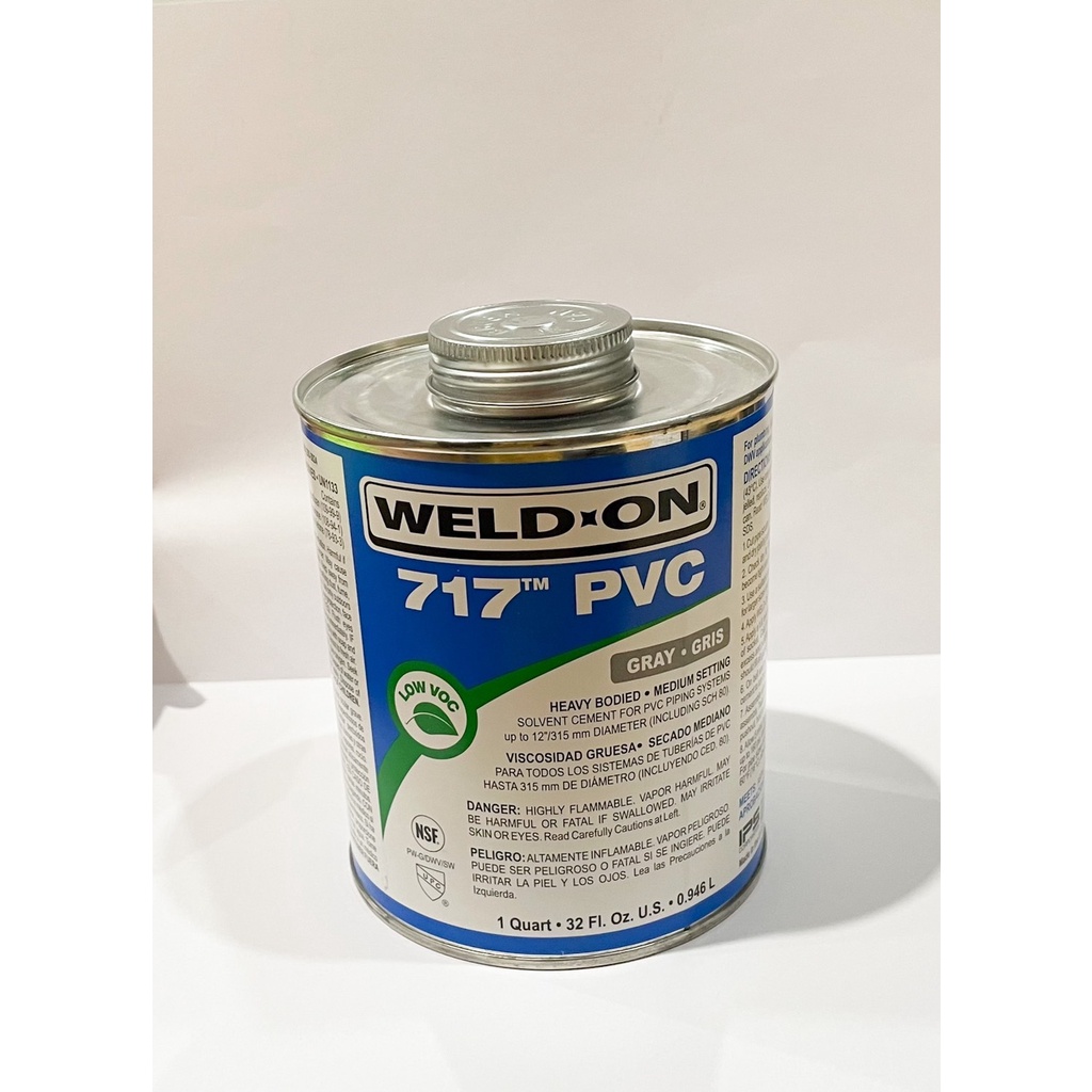 Weld On 717 PVC กาวทาท่อ UPVC รับแรงดันน้ำสูง | Shopee Thailand