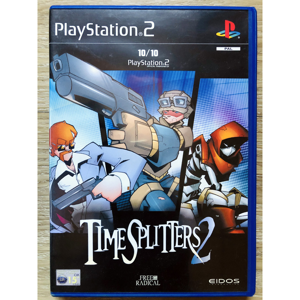 แผ่น PS2 แท้ลิขสิทธิ์ สำหรับสายสะสม TIME SPLITTERS 2 PS2 PAL (ENG ...