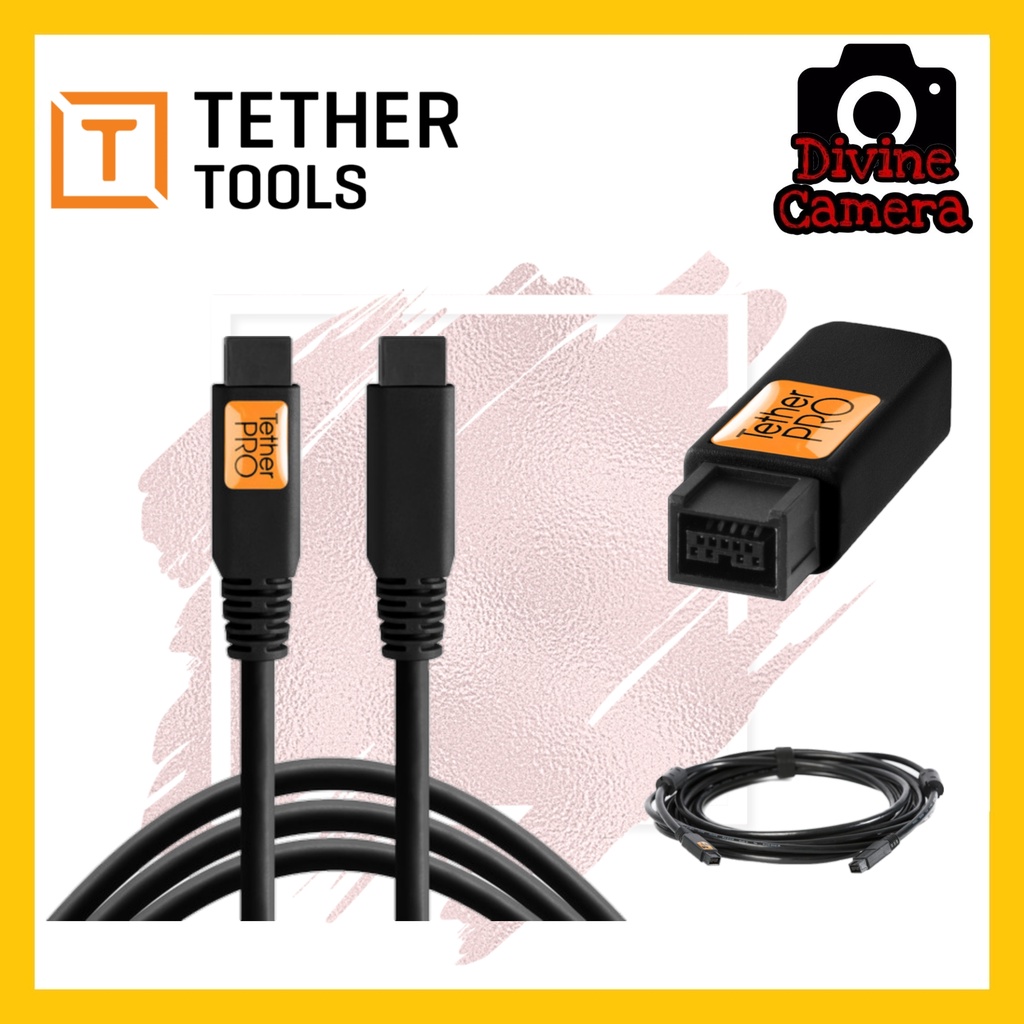 สายเคเบิล TetherPro FireWire 800 9-Pin เป็น FireWire 800 9-Pin FW88BLK ...