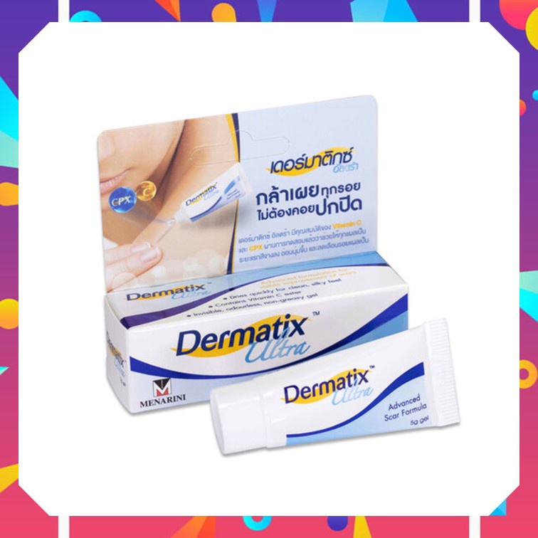 Dermatix Ultra Gel 5g เดอร์มาติกซ์ อัลตร้า เจล เจลลดรอย ขนาด 5 กรัม ...