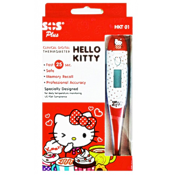 SOS Digital Thermometer Hello Kitty | Shopee Thailand