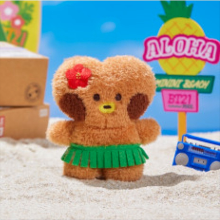 Line Friends / BT21 minini Summer Stuffed Doll - RJ Tata cooky shooky ...