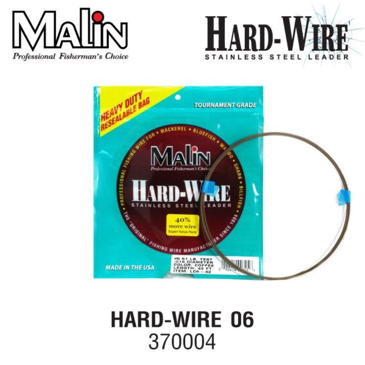 อุปกรณ์ตกปลา แท้จาก Malin ลวด ลวดแข็ง สลิงลวด ลวดแข็ง รุ่น HARD-WIRE ...